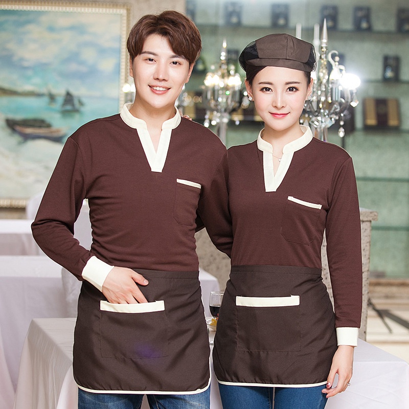 Jinrui Professional Customized Clothing Fast Food Shop T-Shirt Waiter ...