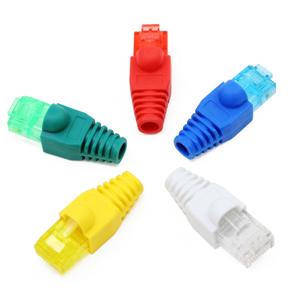 Boot หัว RJ-45 Plug Boot บูทแลน ปลั๊กบูทส์ ปลอกสวม บูทครอบหัวLAN สำหรับ ...