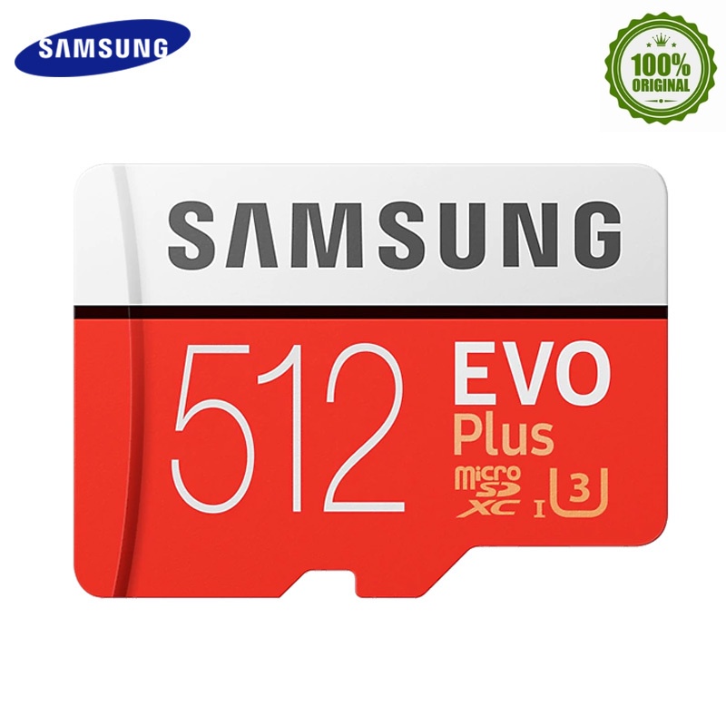NewSAMSUNG EVO Plus Memory Card 512GB 256GB 128GB Micro SD Card U3 ...