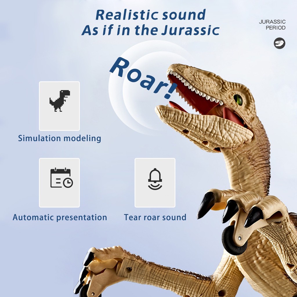 READY STOCK RC Dinasour Tyrannosaurus Rex Toys with Sound Remote ...