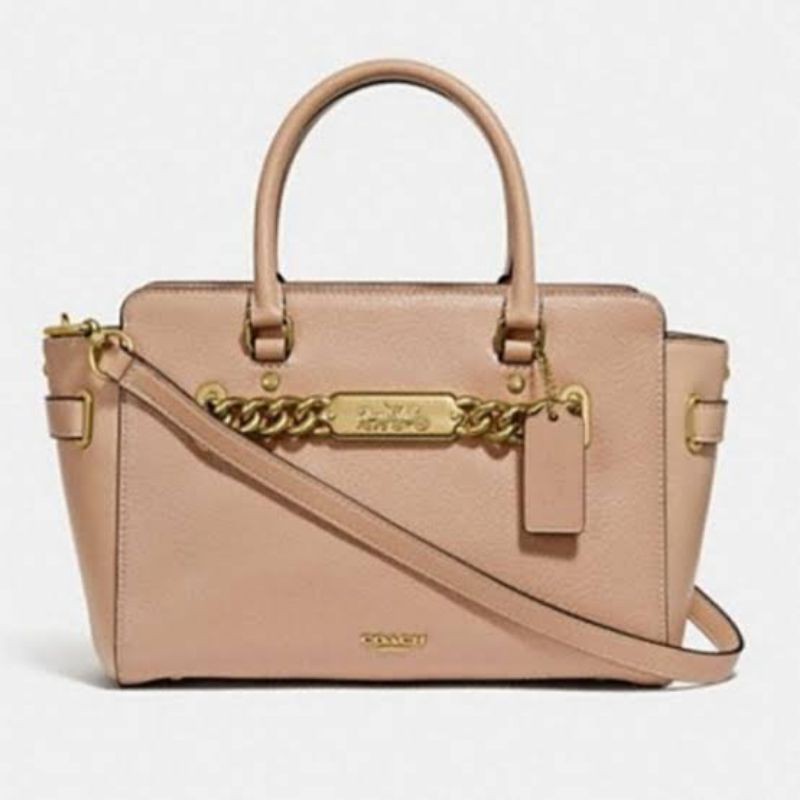 (ของใหม่/พร้อมส่ง) COACH BLAKE CARRYALL 25 สีRose gold - ployly13 ...