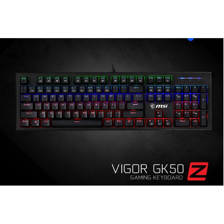 MSI GK50Z คีย์บอร์ด gamingOUTEMU switch Mechanical Gaming Keyboard ...