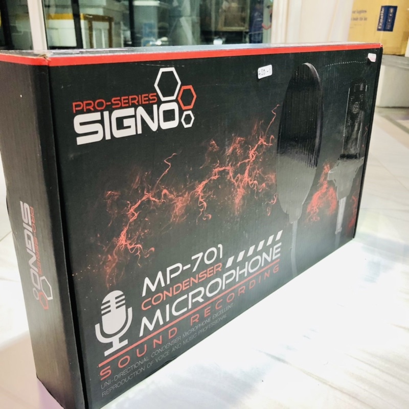 Microphone Condenser SIGNO (MP-701) Black A20 - maccomshop - ThaiPick