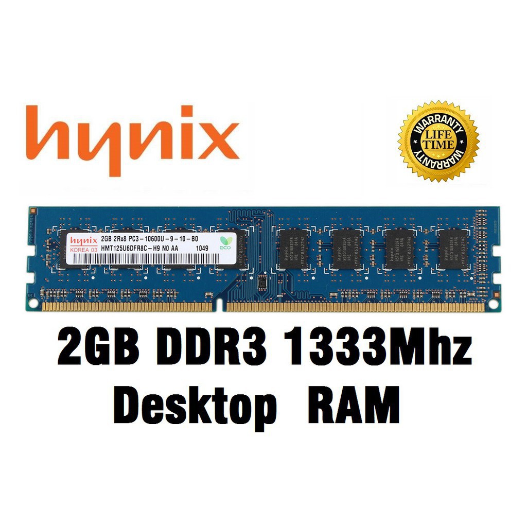 Hynix 2GB Ddr3 1333Mhz Pc3-10600U Dimm ชุดอุปกรณ์เสริมสําหรับ Pc3 ...