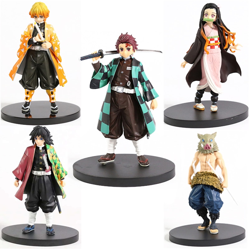 Anime Demon Slayer Figure Kamado Tanjirou Nezuko Action Figures VC ...
