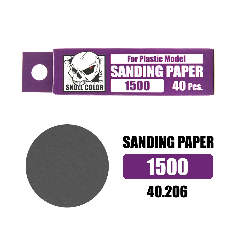 Skull Color Sanding Paper 1500 [40 Pcs] | Shopee Thailand
