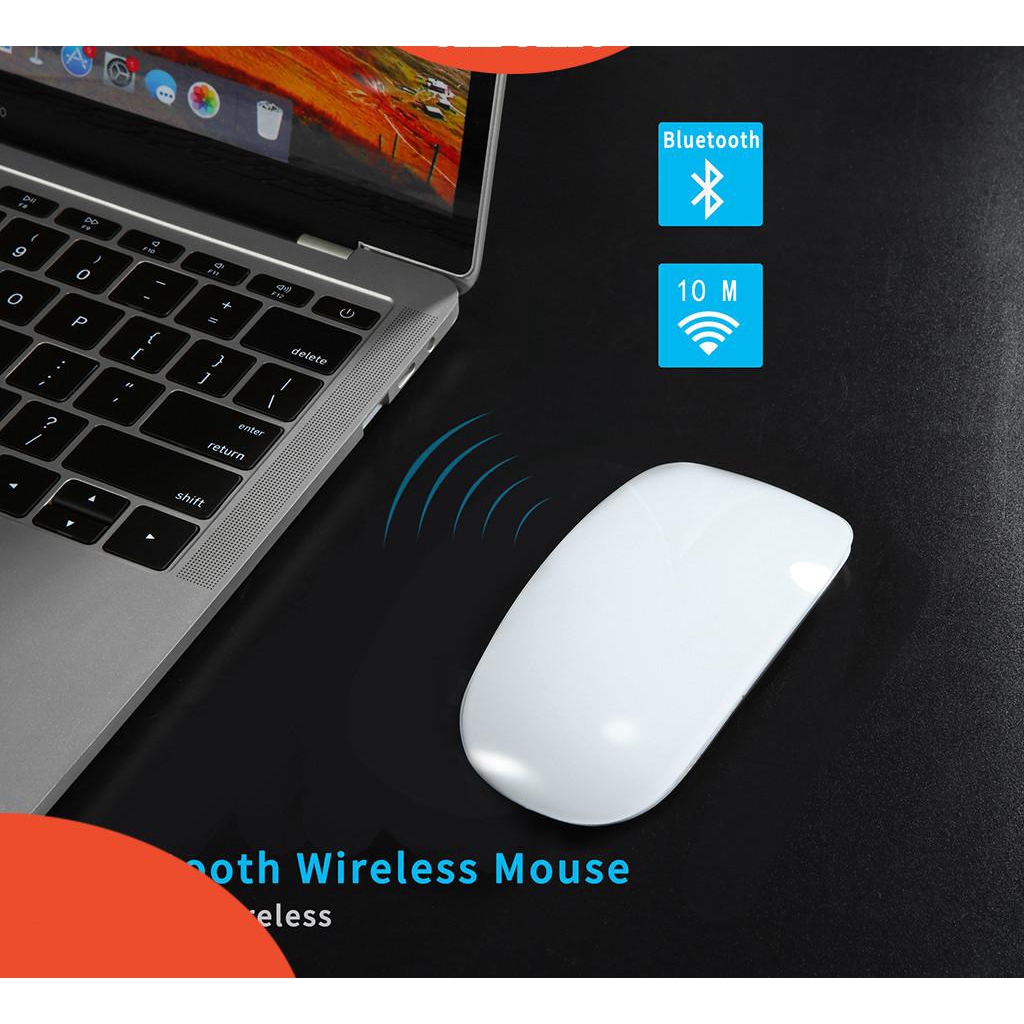 chronic☺Ultra-Thin Wireless Bluetooth Mouse Travel Portable Mini ...