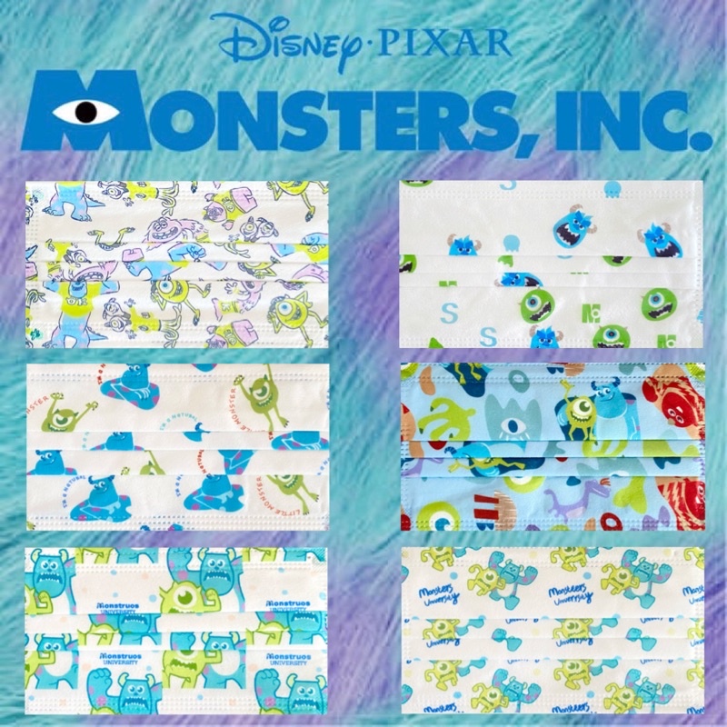 โปรแรง นำเข้าจากญี่ปุ่น Monster INC. Mask แพ็ค 5ชิ้น - summer.jt - ThaiPick