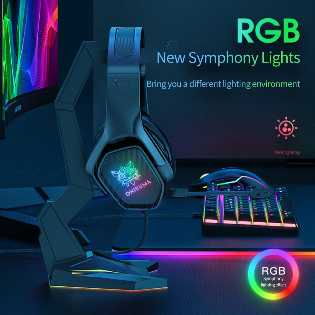 【ใหม่Hot สุดๆ】ขายดี ♀ ♣ONIKUMA X4 Gaming Headset Headphones with ...