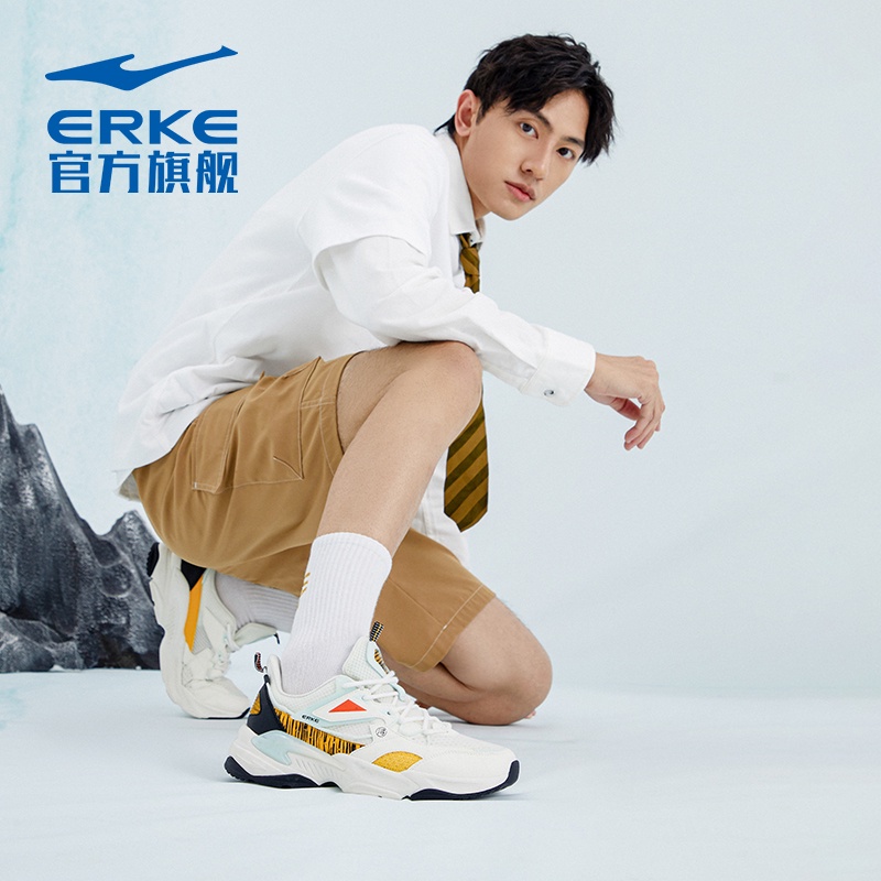 ﹉Qiongqi 2.0 Hongxing Erke รองเท้าพ่อ 2022 ฤดูใบไม้ผลิและฤดูร้อนใหม่ทุก ...