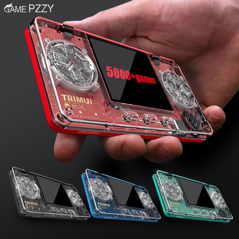 คอนโซลเปลือกTRIMUI Ultra-Small Mini Transparent Metal Shell Game ...