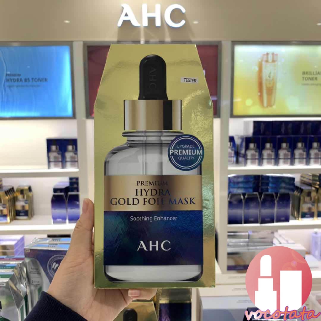 Korea AHC Gold Hyaluronic Acid Essence 24k Water Soluble Snail Gold Moisturizing Repair Light ...