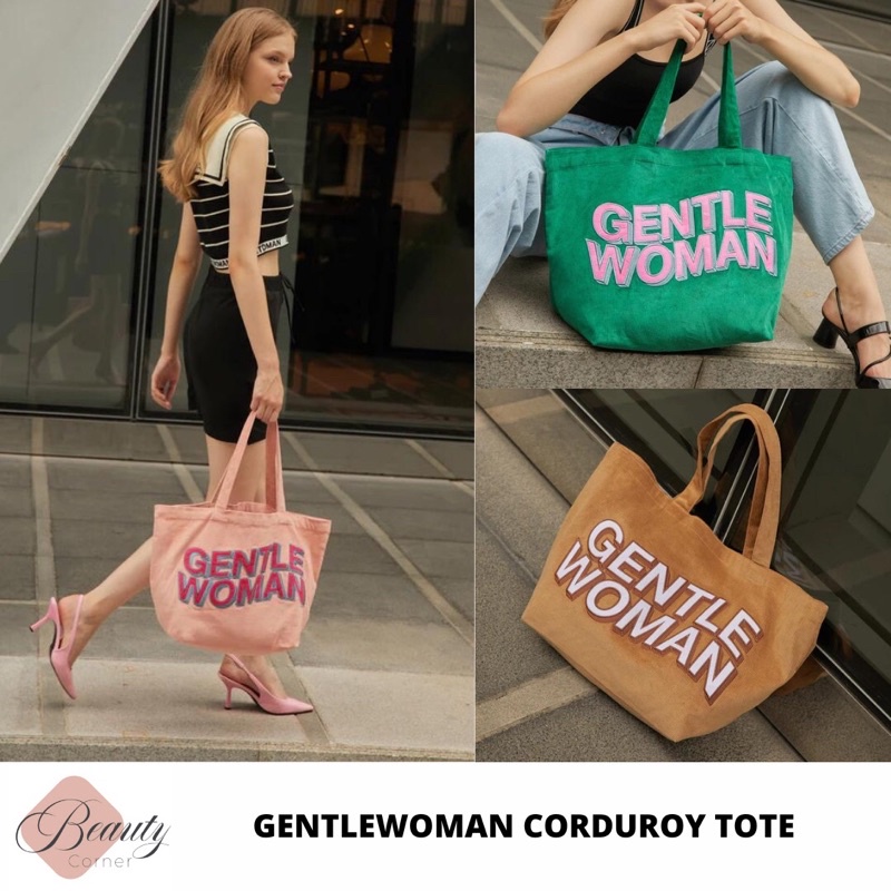 พร้อมส่ง กระเป๋า GENTLEWOMAN CORDUROY TOTE - littlebeautycorner - ThaiPick