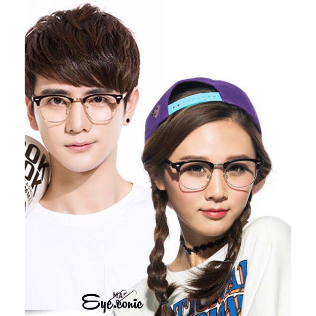 SELF แว่นตา รุ่น SA04 ส่งฟรี Clubmaster ครึ่งกรอบ สำหรับนำไปตัดเลนส์ - selfoptical - ThaiPick