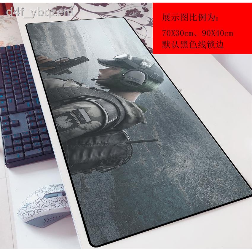 Rainbow Sixth 700x300 mouse pad Super 3mm game thickening non-slip ...