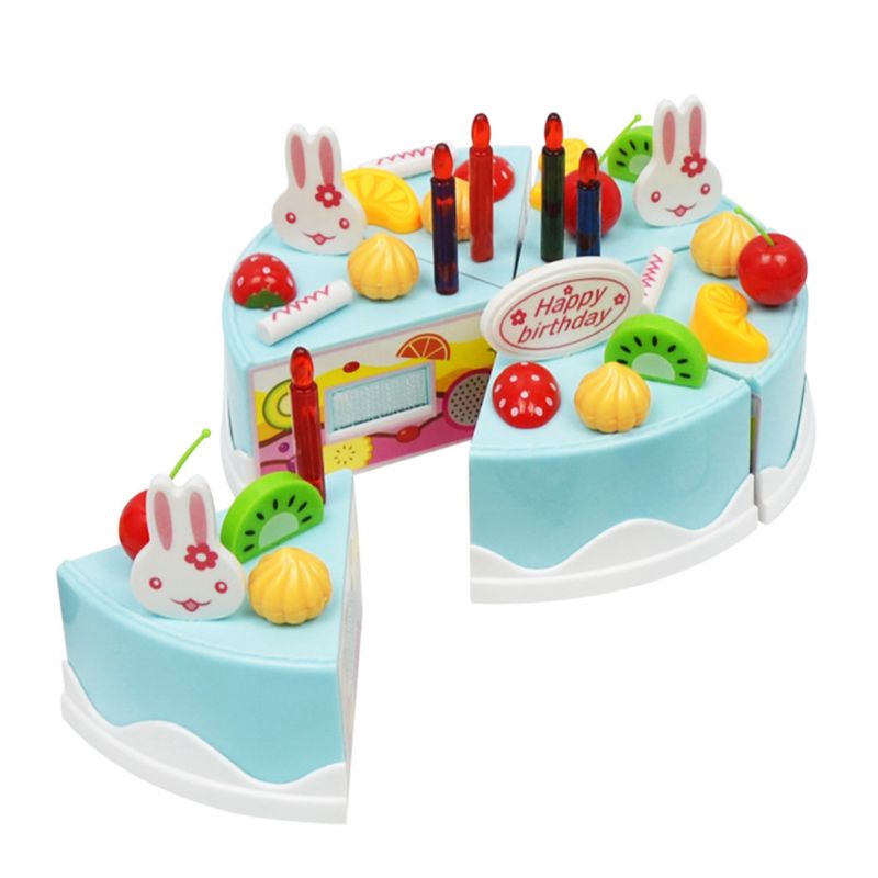king 1 Box Pretend Play Food Set for Kids Cutting Birthday Cake Toys w ...