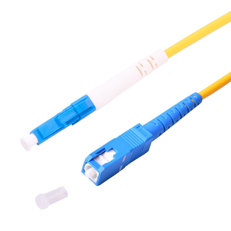 5PCSbag SC UPC-LC UPC Simplex mode fiber optic patch cord Cable 2.0mm ...