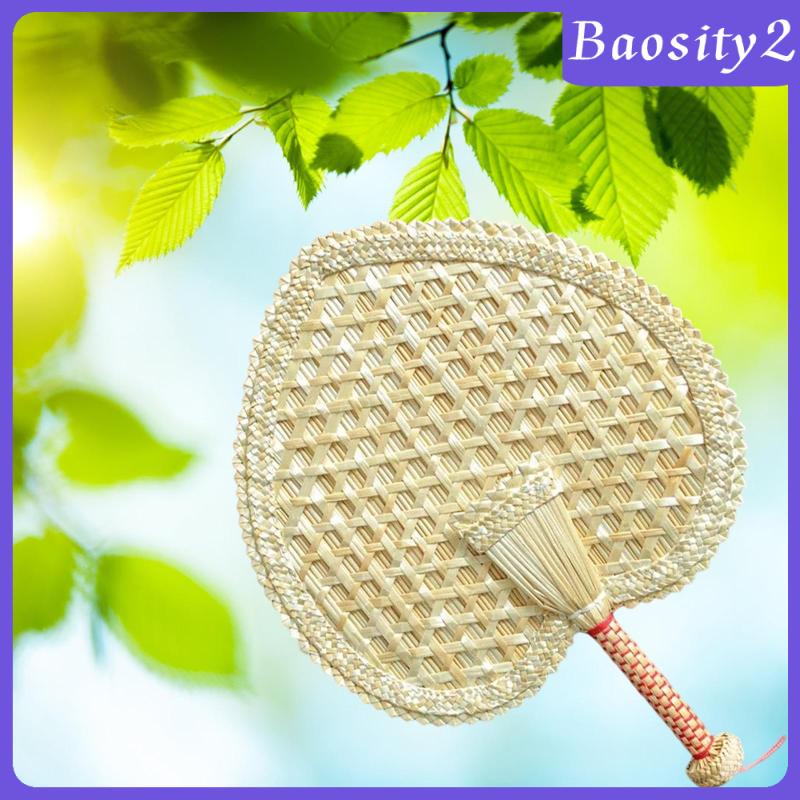 Woven Straw Hand Fan Handheld Decorative Fans for Outdoor Home ...