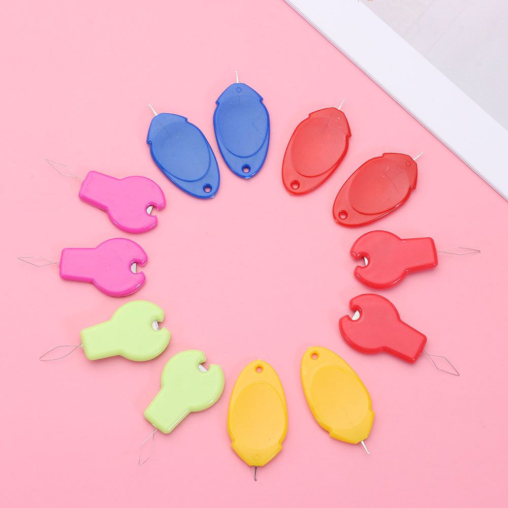 ROW Easy Use Sewing Threaders Plastic Seam Rippers Needle Threader DIY ...