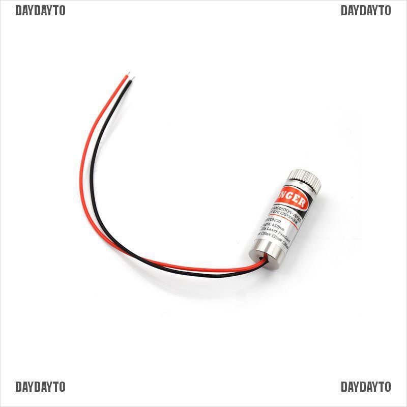 Daydayto 650nm 5mW Red Point Line Cross Laser Module Head เลนส์แก้ว ...
