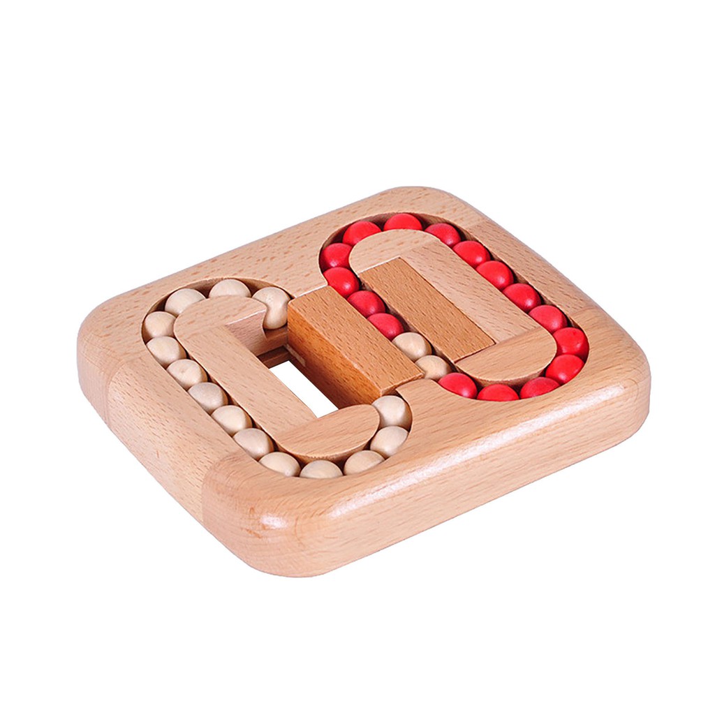 Wood Table Maze Balance Board Table Maze Flat Ball Game For Kids And ...