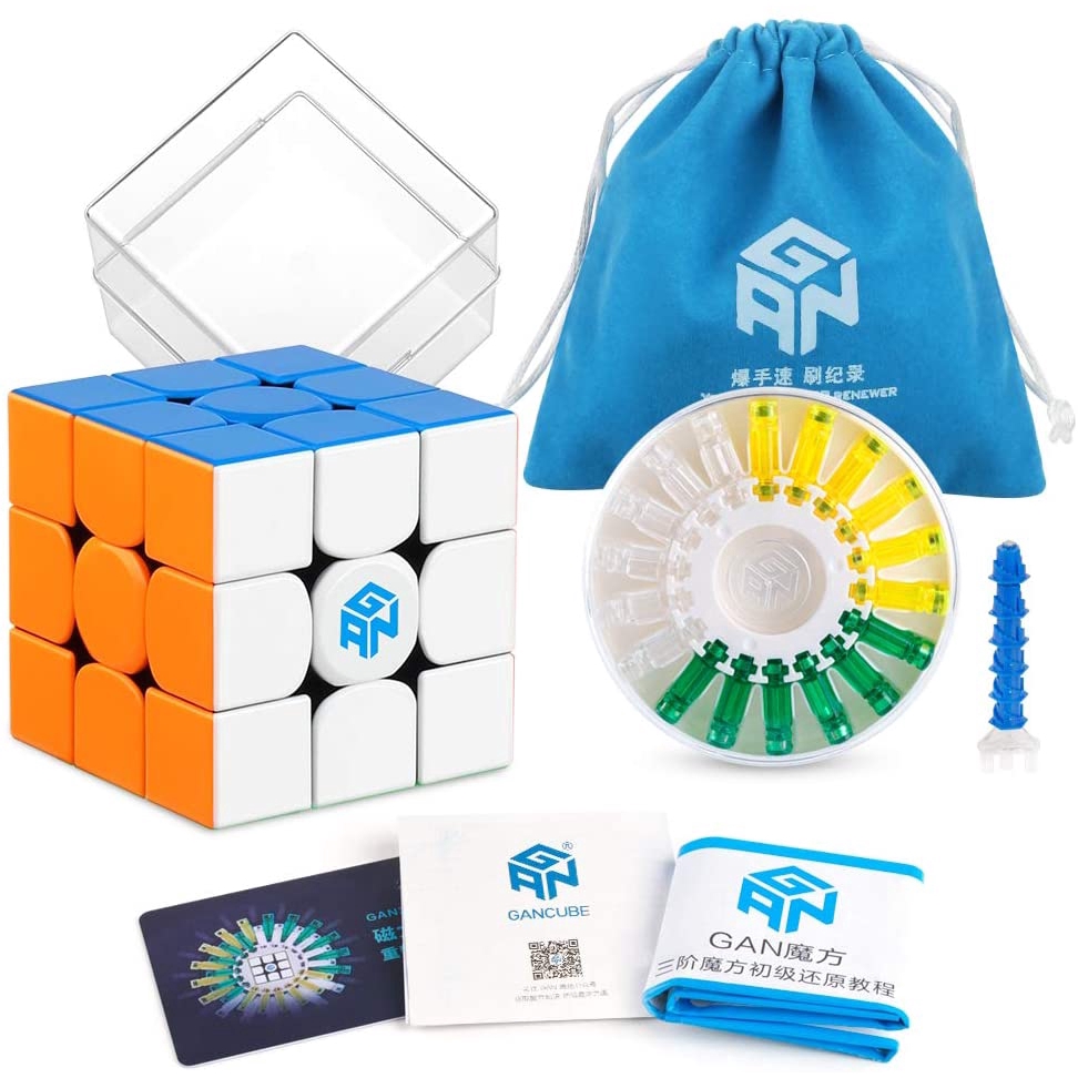Gan 356X Speed Cube 3x3 Stickerless Gans 356 X Magnetic Puzzle Cube ...
