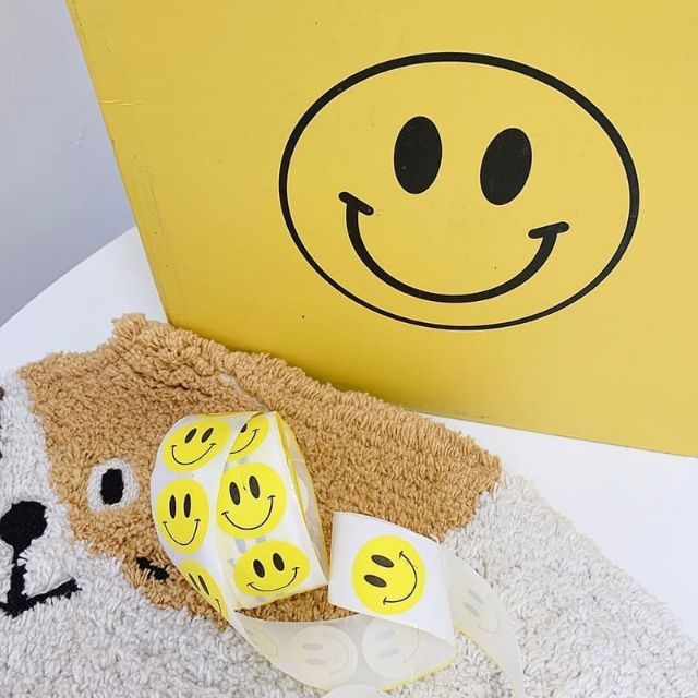 ขายดีมาก!! Smiley sticker roll | Shopee Thailand