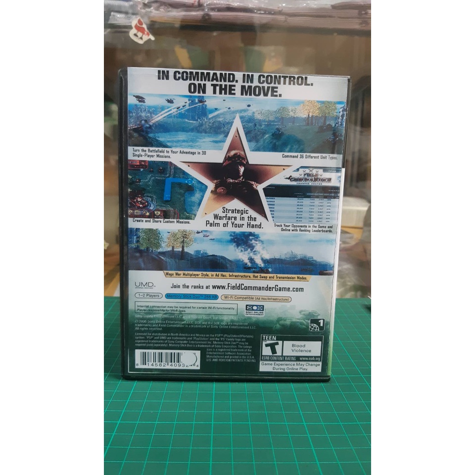 แผ่นเกมส์ Field Commander มีปกพร้อมกล่อง ของเครื่อง PSP - infared_space ...