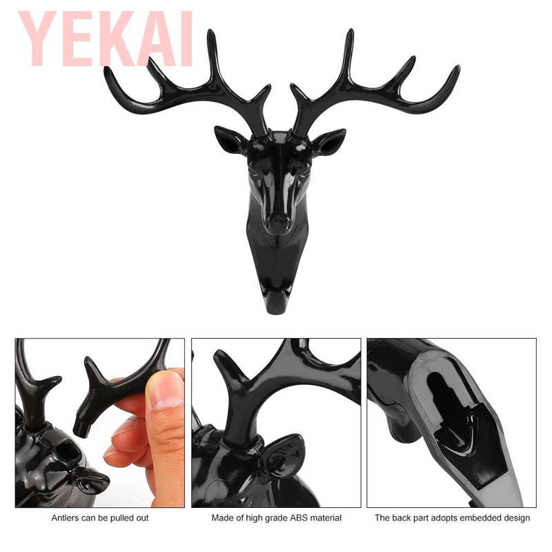 Yekai ตะขอแขวนรูปหัวกวางสําหรับติดผนัง - yekai.th - ThaiPick