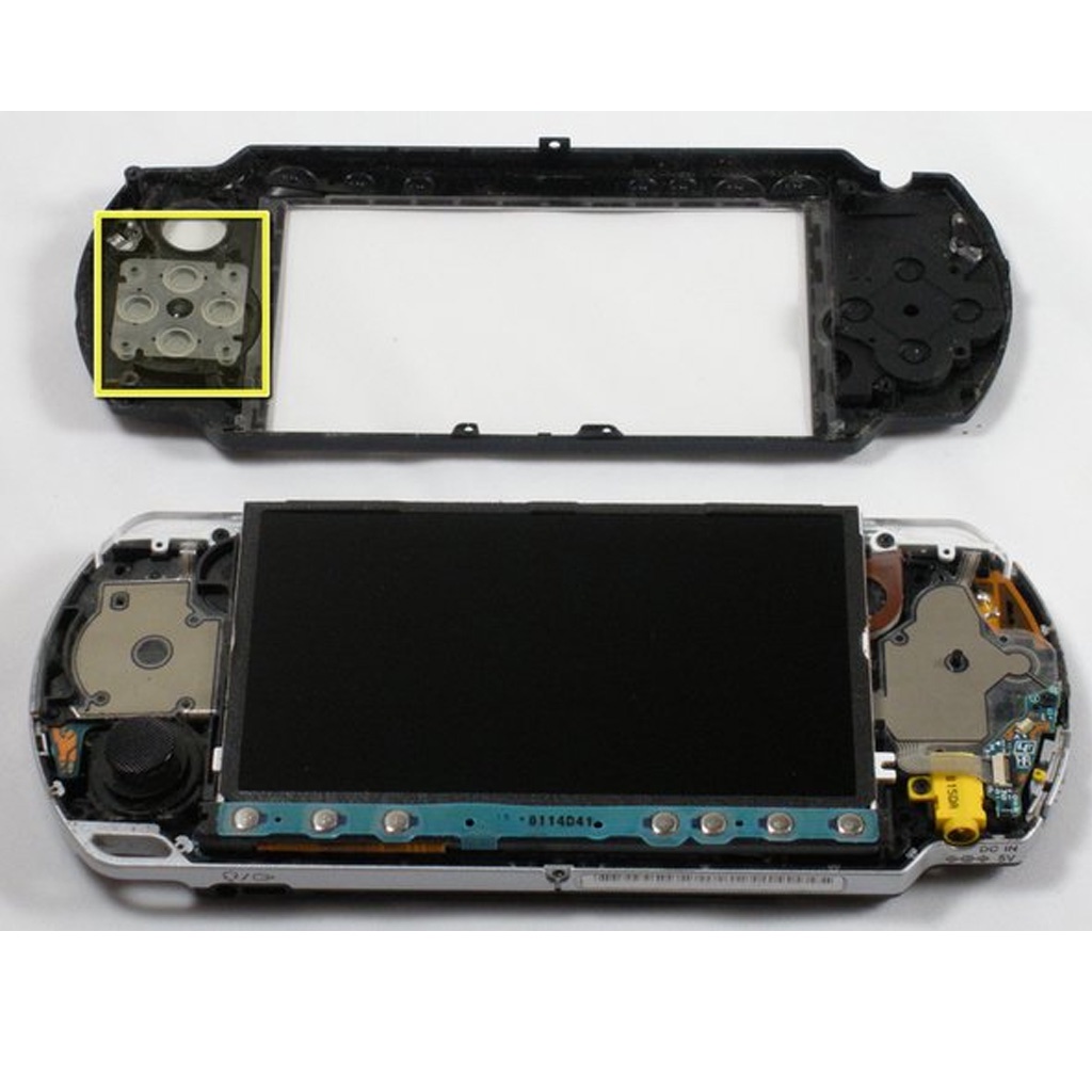 PSP ยางรองปุ่ม D-Pad สำหรับเครื่องเกม PSP 2000 3000 ยางปุ่มกด ยางปุ่ม ...