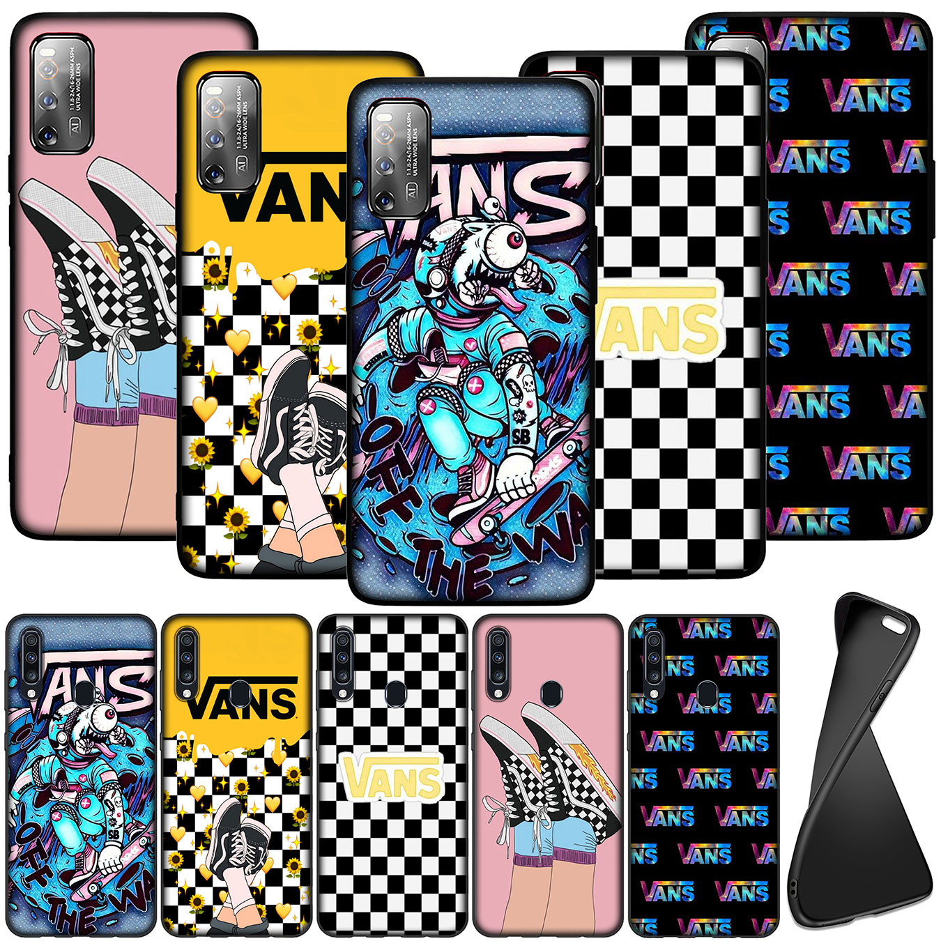 เคสมือถือซิลิโคนลาย Vans สําหรับ Samsung Galaxy Note 20 Ultra Note 10 ...