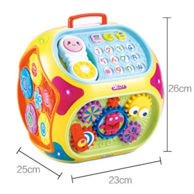 Baoli กล่องกิจกรรม 7 ด้าน Baoli Educational Toy House กล่องเป่าเปา ของ ...