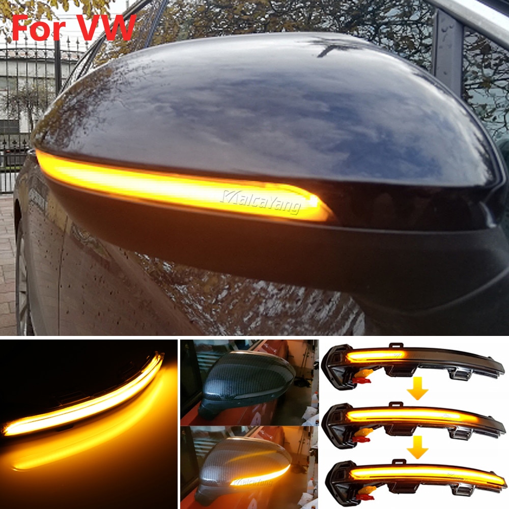 หลอดไฟ Led กระจกมองข้างไดนามิกสําหรับ Vw Volkswagen Golf 8 Mk8 Gti R ...