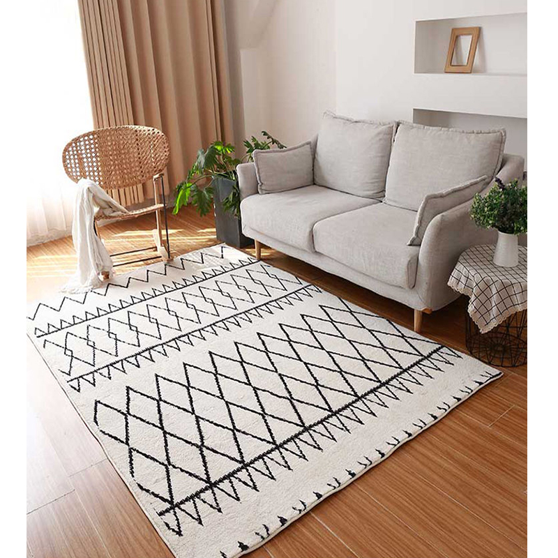 Short pile carpet living room carpet Nordic style imitating cashmere ...