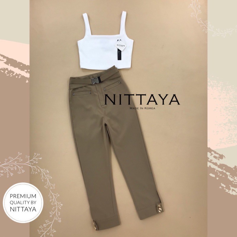 Nittaya set เสื้อครอบแขนตะเกียบ ทรงเหลี่ยม ขายาว size M มือ1 สวยน่ารักไฮโซ - proudpakjira - ThaiPick