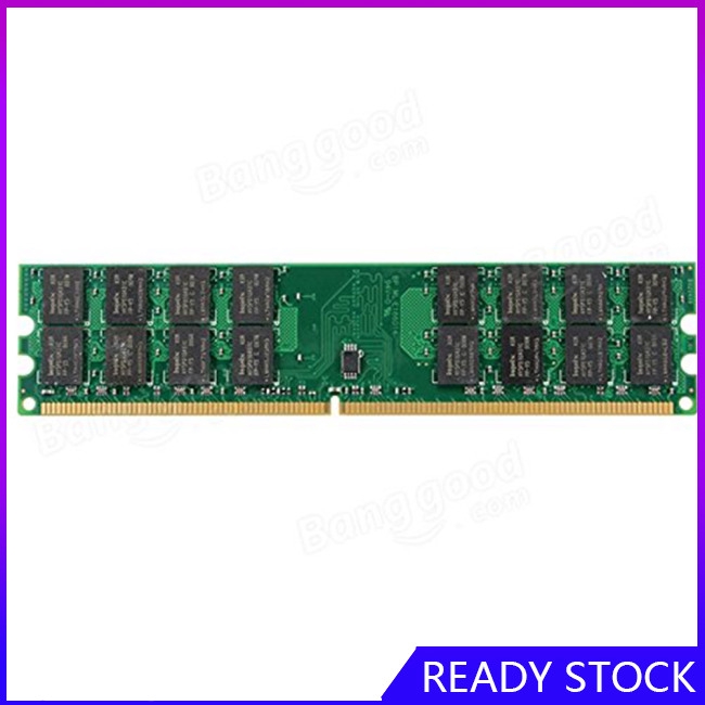 เมมโมรี่การ์ด Ddr 2 4 Gb Ram 800 Mhz Pc 2-6400 Desktop Pc Dimm 240 Pins ...
