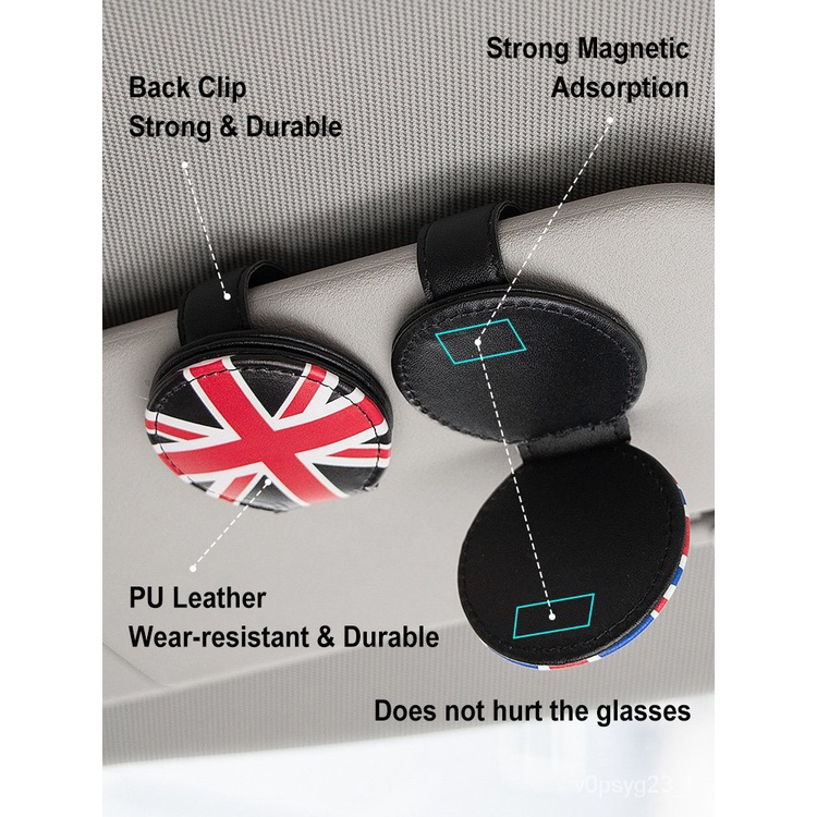 Universal Car Glasses Clip Clamp Buckle Sun Visor Sunglasses Holder For ...