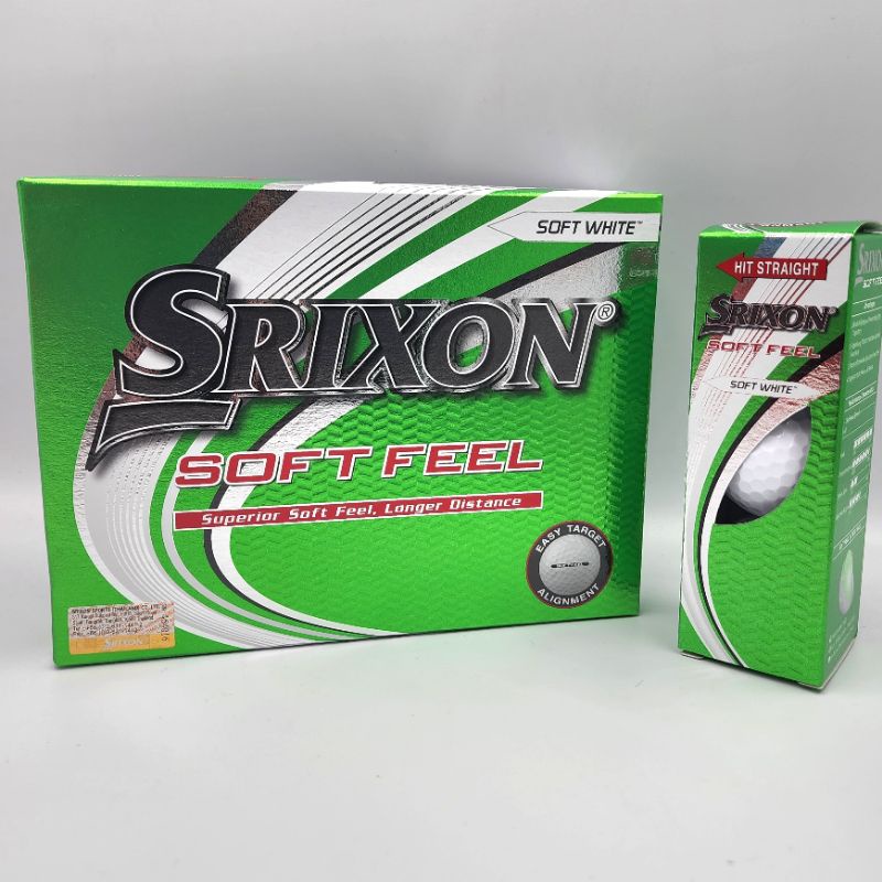 ลูกกอล์ฟ srixon soft feel ลูกสองชั้น ระยะไกลขึ้น ควบคุมทิศทางง่าย และ ...