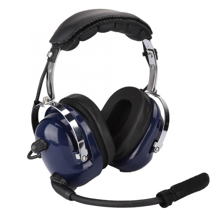 General Aviation Headset RA200 Pilot Headset Dual Plug Pilot Headphone ...