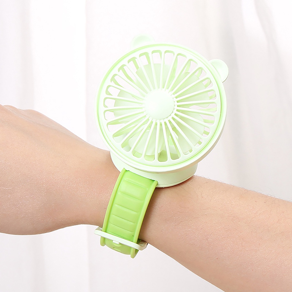 พัดลมMini Handheld ortable Children Wrist Fan Rechargeable Silent ...