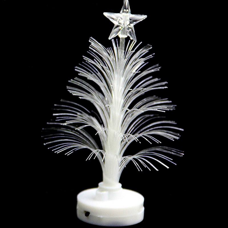 Colorful Fiber Optic LED Glowing Christmas Tree with A Top Star Suction ...