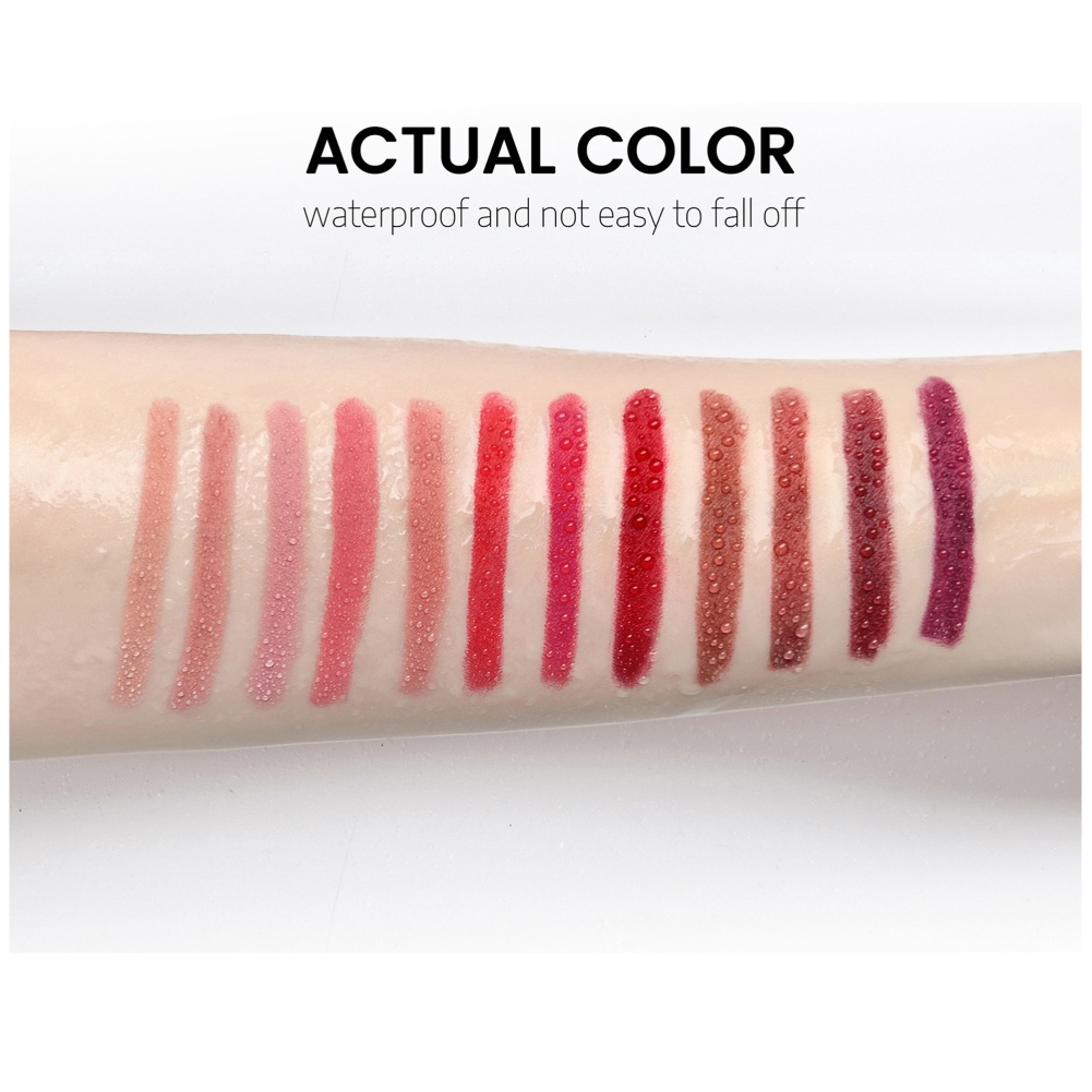 Felice Handaiyan 12ชิ้นกล่อง Matte Lipstick Pen Set Liquid Lip Gloss ...