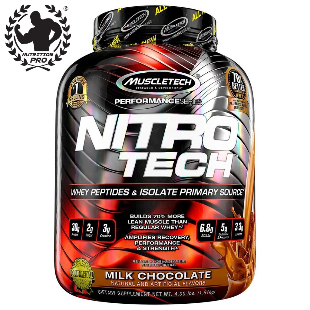 MuscleTech - Nitro Tech Performance Series (4 LBS) [Various Flavors ...