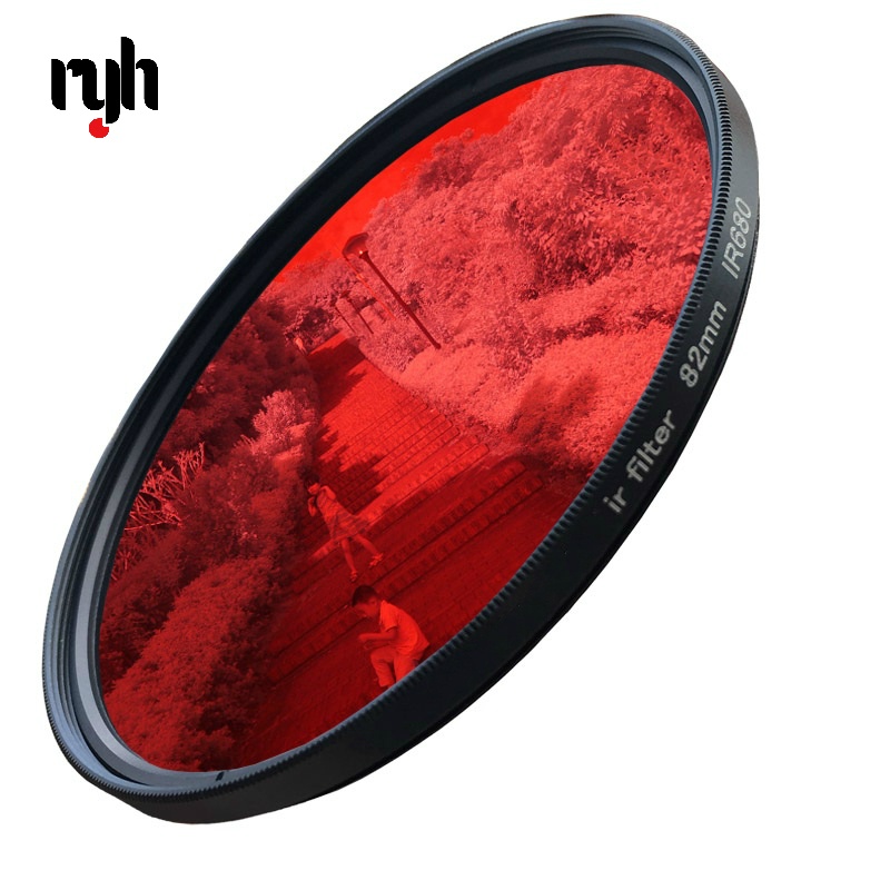 RYH 52 82mm Ir680 Ir720 Ir760 Ir850 Ir950 Infrared Infra red Ir Filter ...