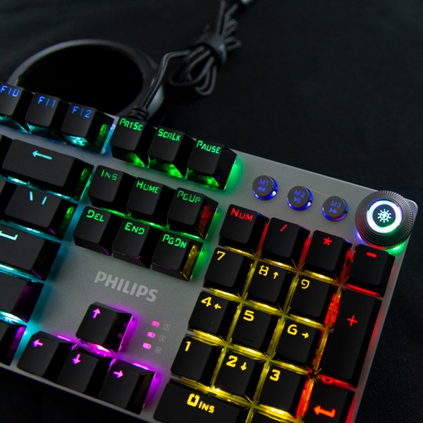 Philips G614 (SPK8614) Mechanical Gaming Keyboard Philip USB Wired with ...