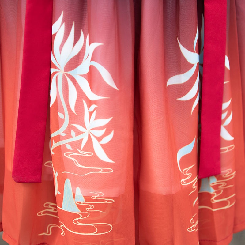 เดรสสายเดี่ยวสตรี Jixiang Kaikai เดิมแท้ Hanfu สไตล์จีนเพลงทำ Beizi ...