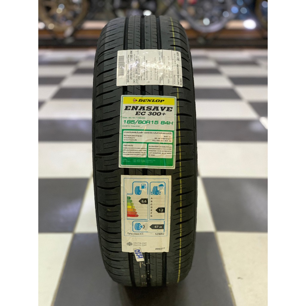 DUNLOP ENASAVE EC300+ 185/60R15 ยางใหม่ปี2021 จัดส่งฟรี - mlautomax - ThaiPick