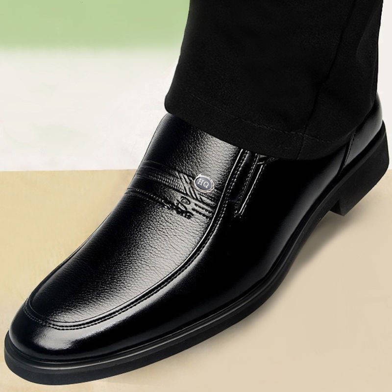 [พร้อมส่ง] Kasut kulit lelaki original kasut kerja lelaki รองเท้าหนัง ...