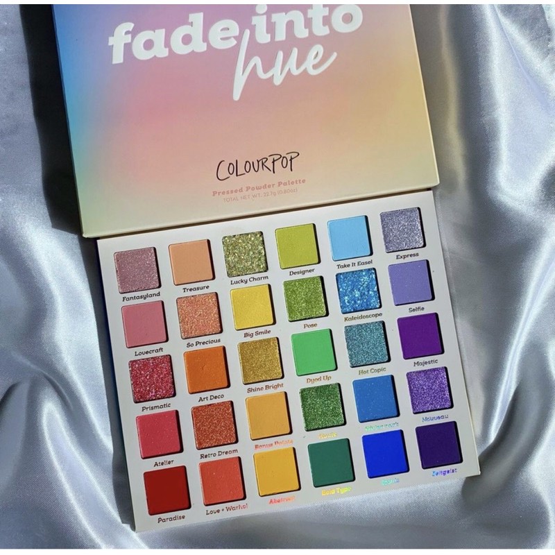 ของแท้ พร้อมส่ง COLOURPOP Eye Shadow Palette FADE INTO THE HUE ...
