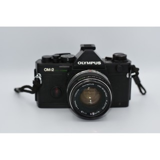 Olympus OM2 SPOT/PROGRAM มาพร้อมเลนส์ Olympus 50 f1.8 จมูกเงิน เคสและ ...
